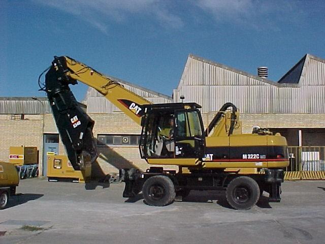 Caterpillar M 322 C Mono specificaties & technische gegevens (2003-2006)